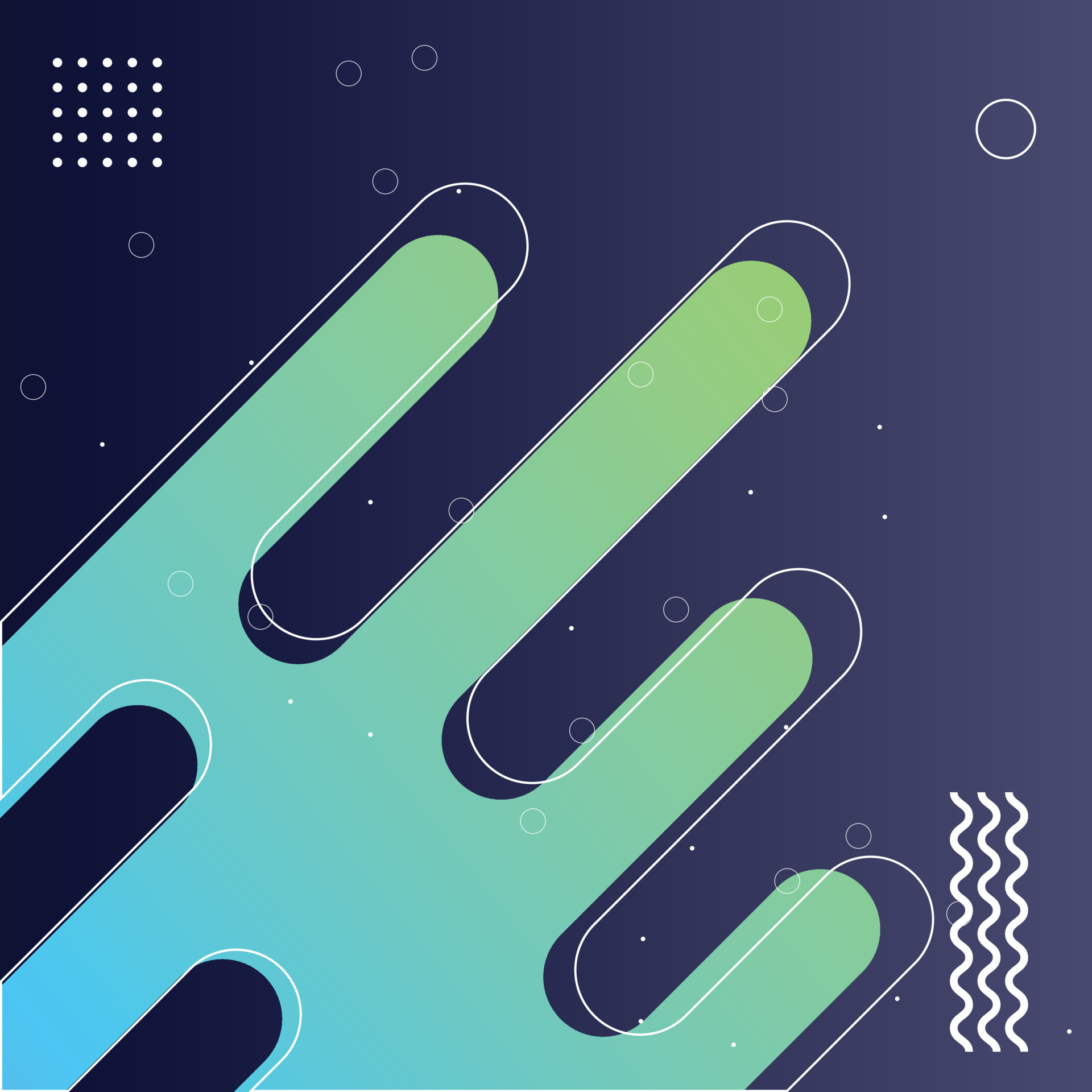 Abstract Colorful Mustard Rounded Lines Halftone Transition Vector Background Illustration