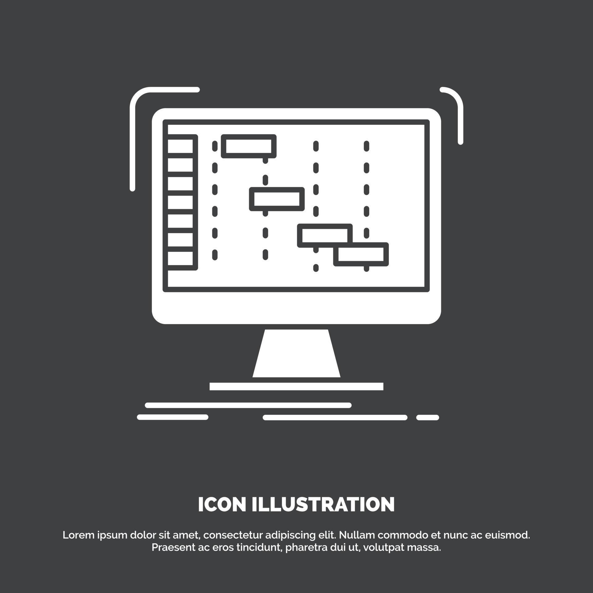 Ableton Application Daw Digital Sequencer Icon Glyph Vector Symbol For Ui And Ux Website