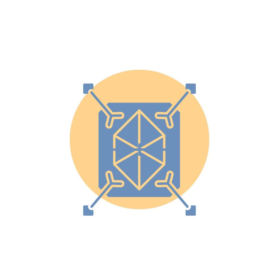 Object. prototyping. rapid. structure. 3d Glyph Icon. 12853676 Vector Art at Vecteezy