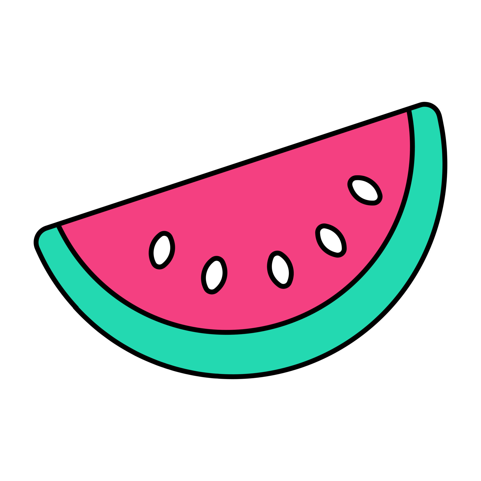 Summer Juice Fruit Icon Vector Design Of Watermelon 12853836 Vector
