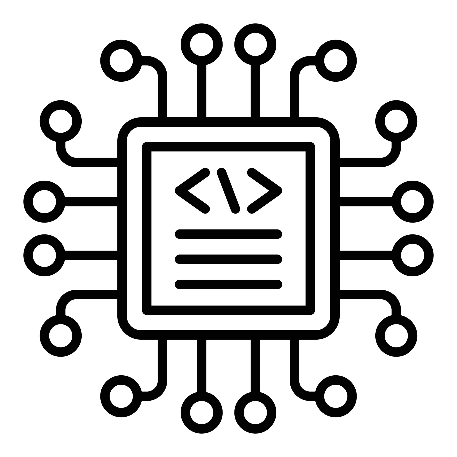 Code Processor Icon Style 12854325 Vector Art at Vecteezy