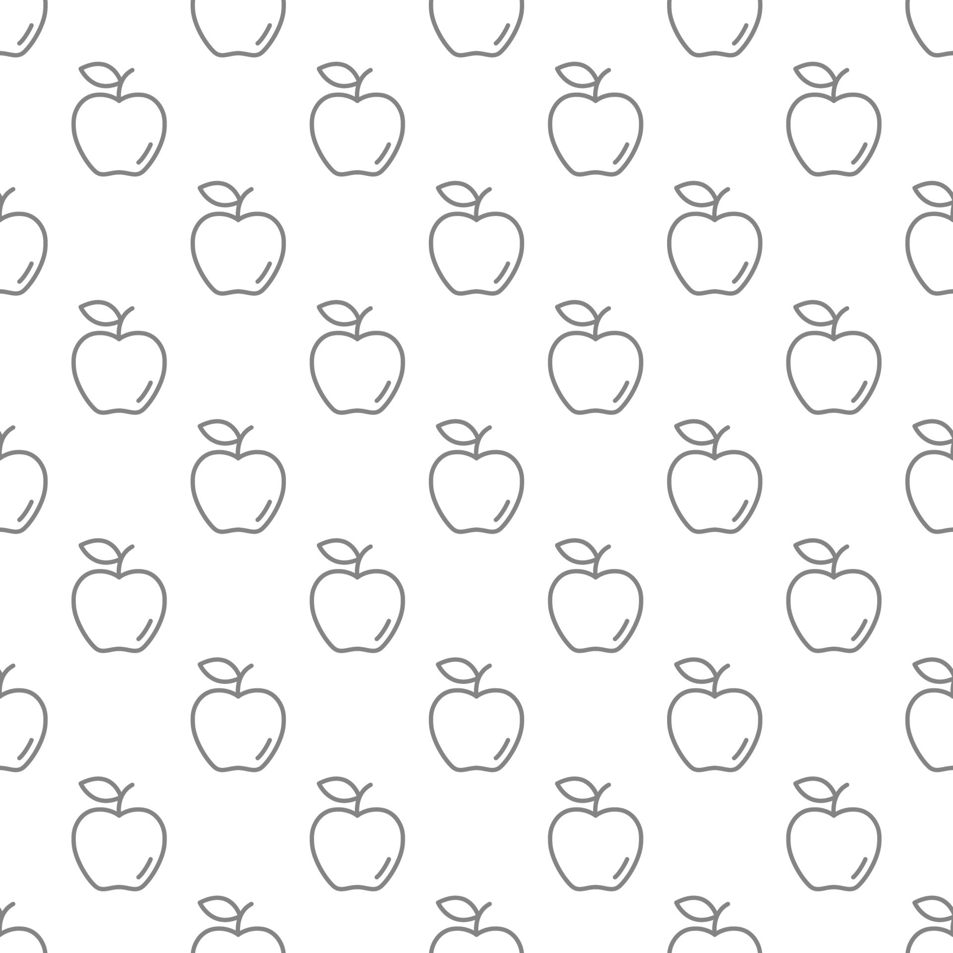 Apple Seamless Pattern Background 12858004 Vector Art At Vecteezy