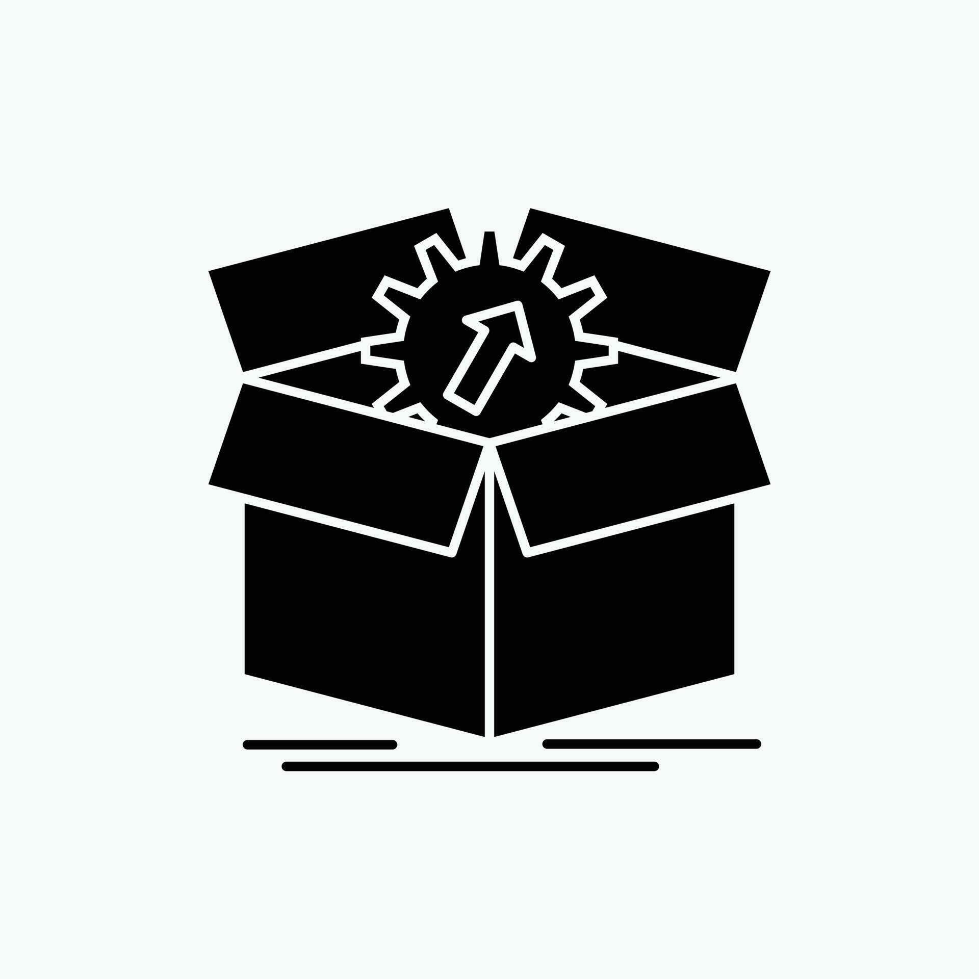 Upload Performance Productivity Progress Work Glyph Icon Vector