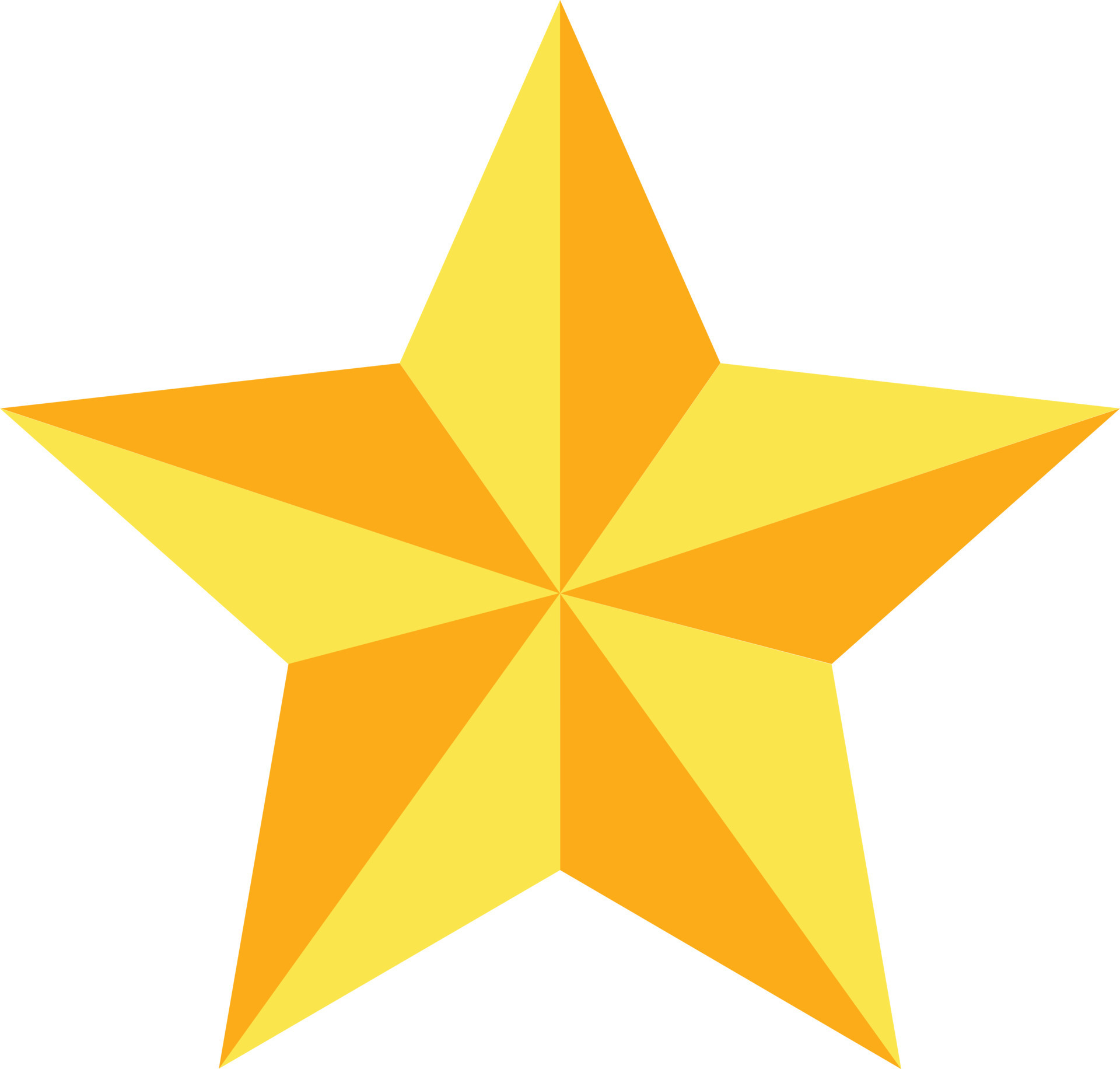 Yellow star icon on white background. Star sign. Cartoon star symbol ...