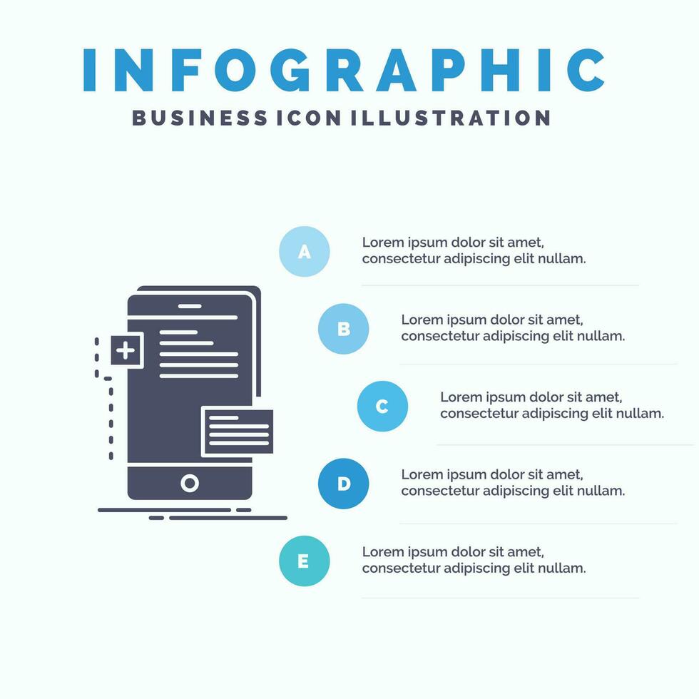 Frontend Interface Mobile Phone Developer Infographics Template For