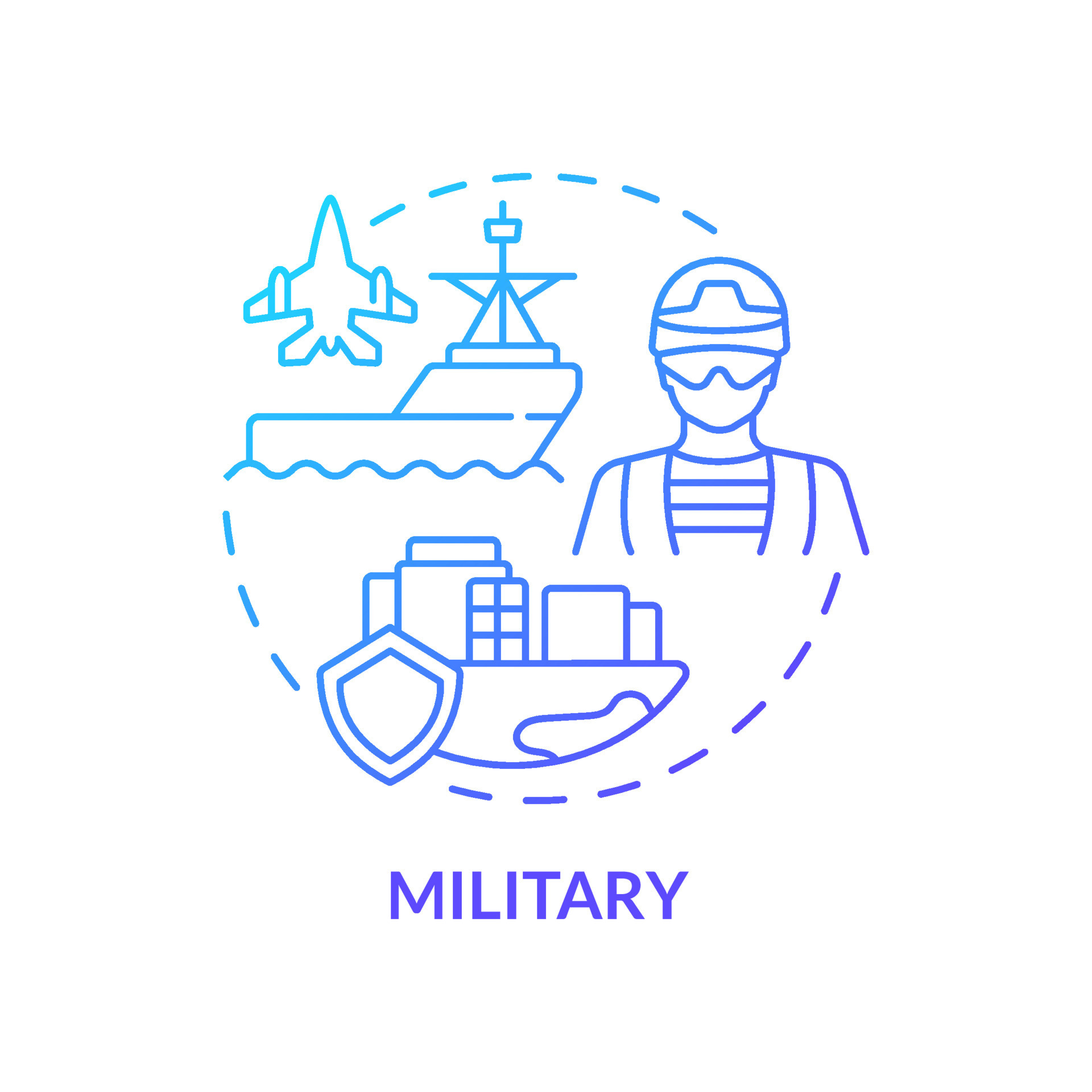 Military blue gradient concept icon. Armed forces. State defence and ... Military blue gradient concept icon. Armed forces. State defence and ...