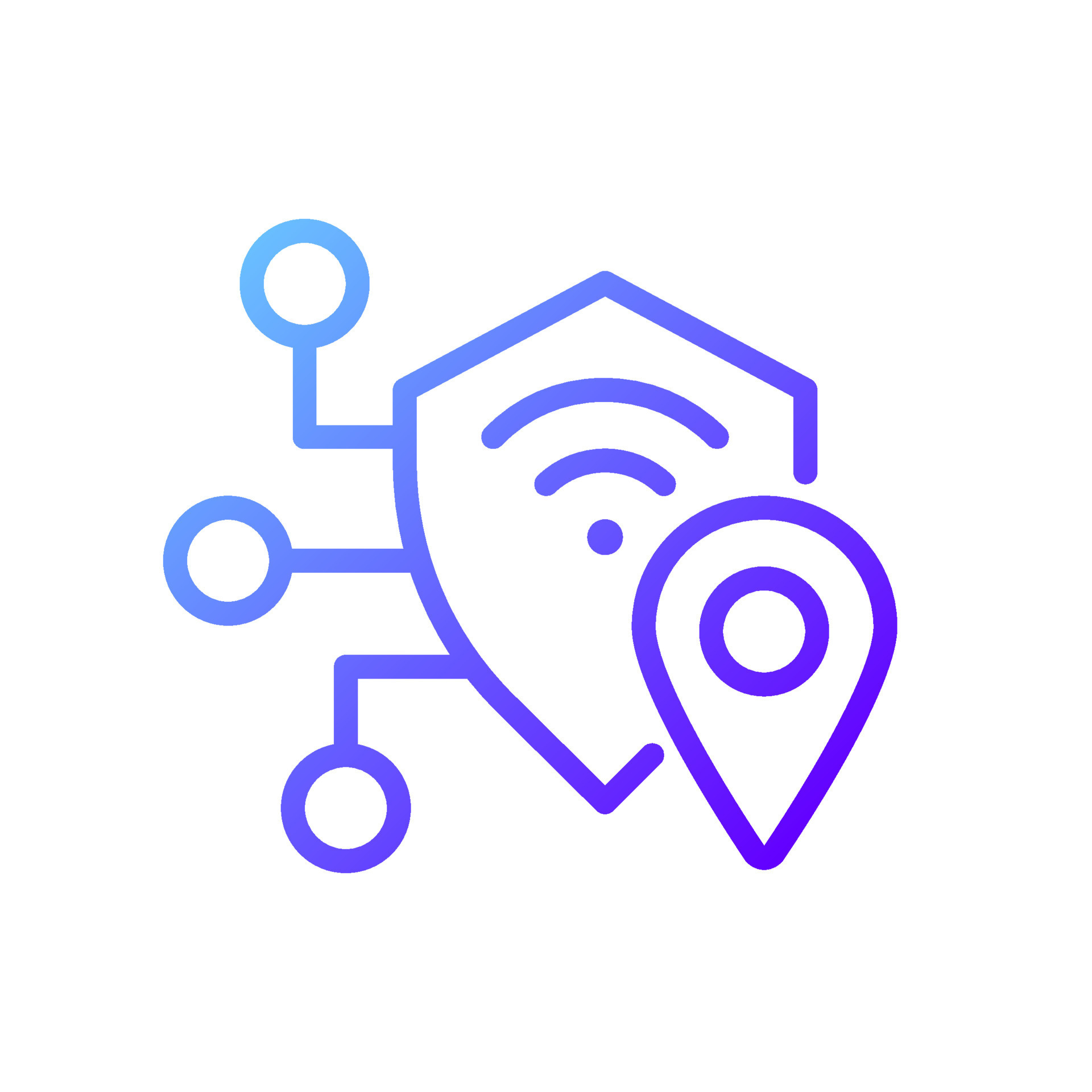 Vpn Pixel Perfect Gradient Linear Vector Icon Virtual Private Network