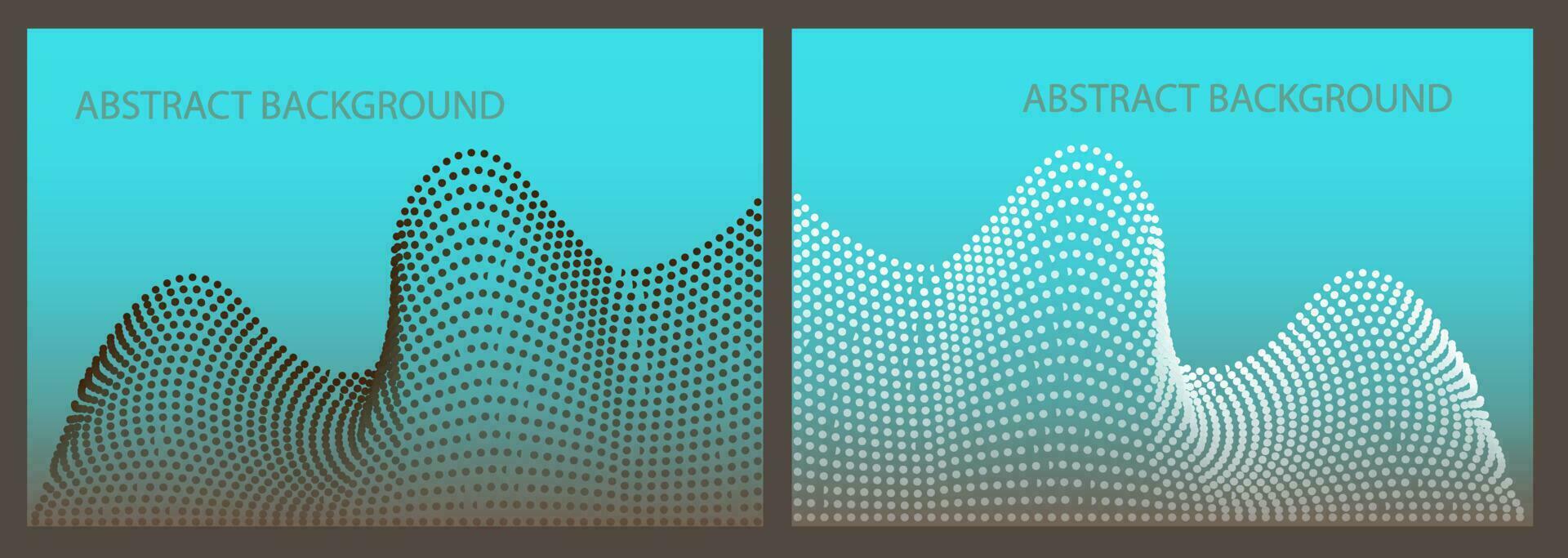 Vector Abstract Background With Colorful Dynamic Waves Line And Dots