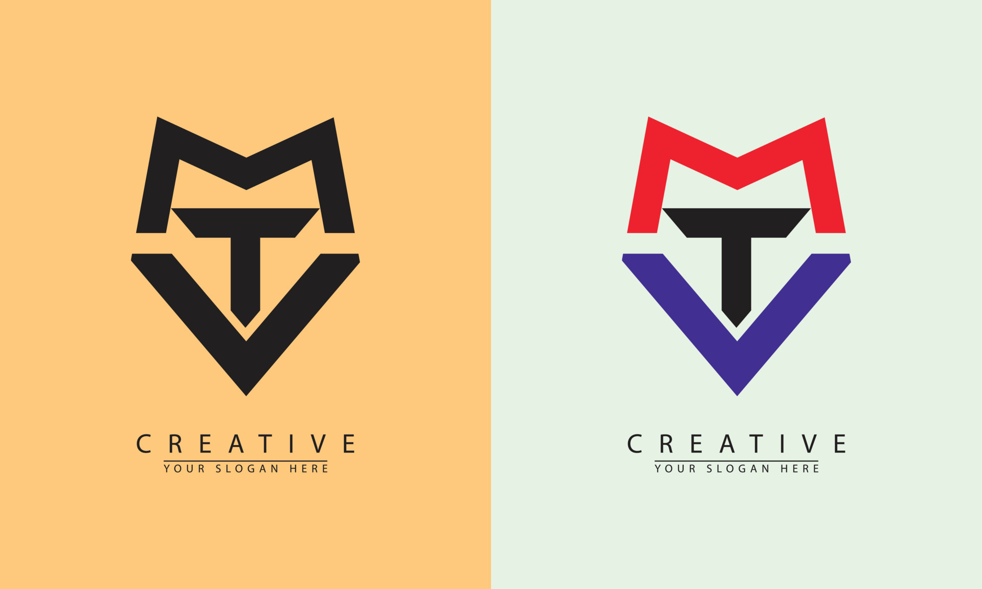 abstract letter t m v logo icon 12867443 Vector Art at Vecteezy
