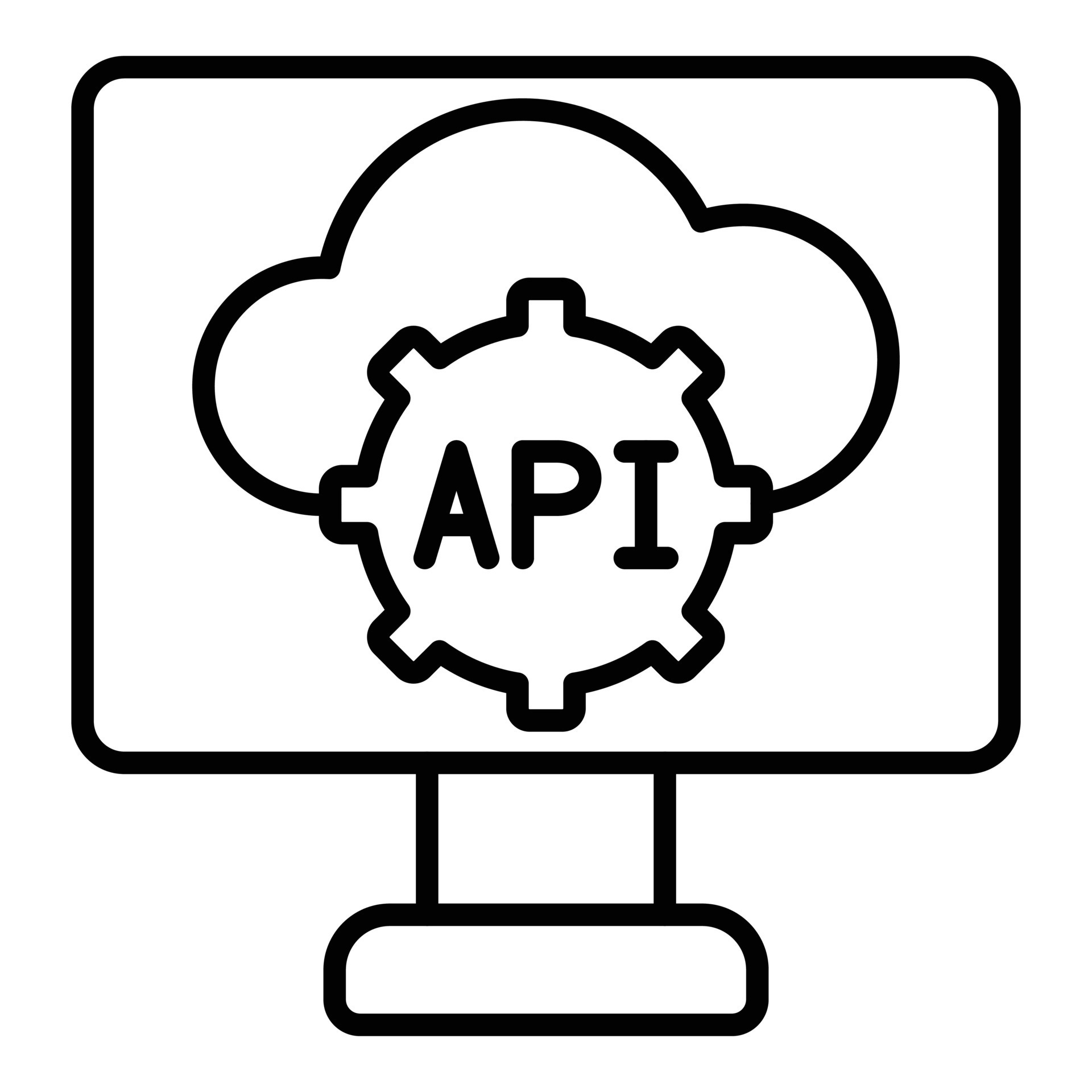 Api Icon Style 12869087 Vector Art at Vecteezy