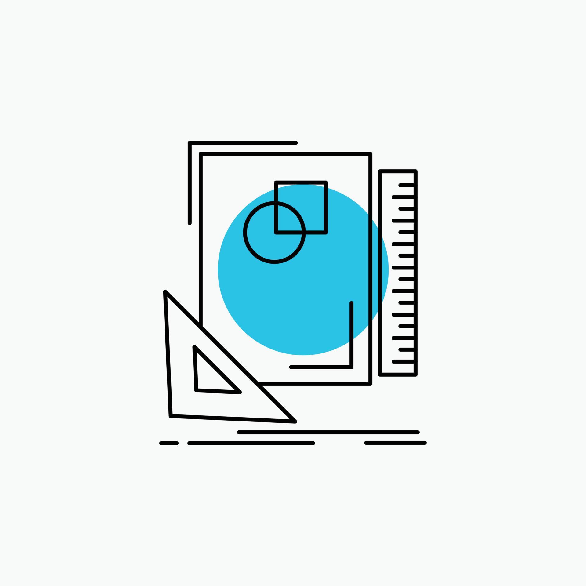 Design. layout. page. sketch. sketching Line Icon 12869263 Vector Art at Vecteezy