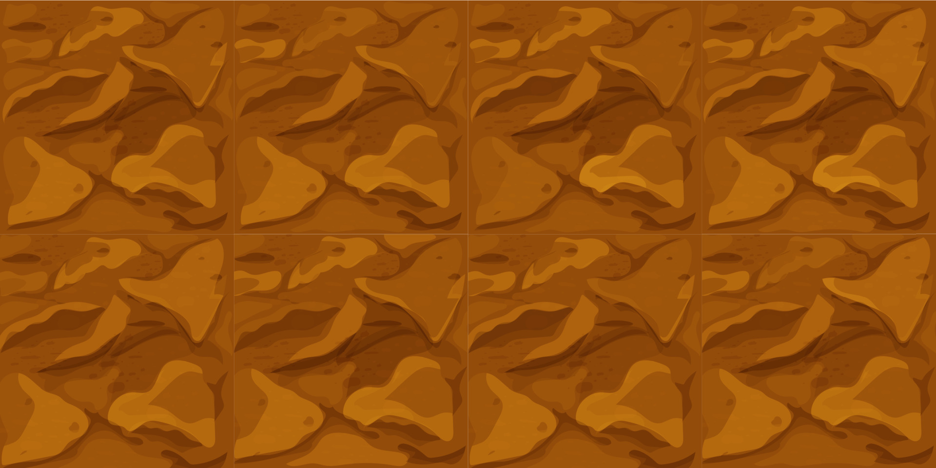 Ground texture, soil top view in cartoon style seamless. Game interface ...