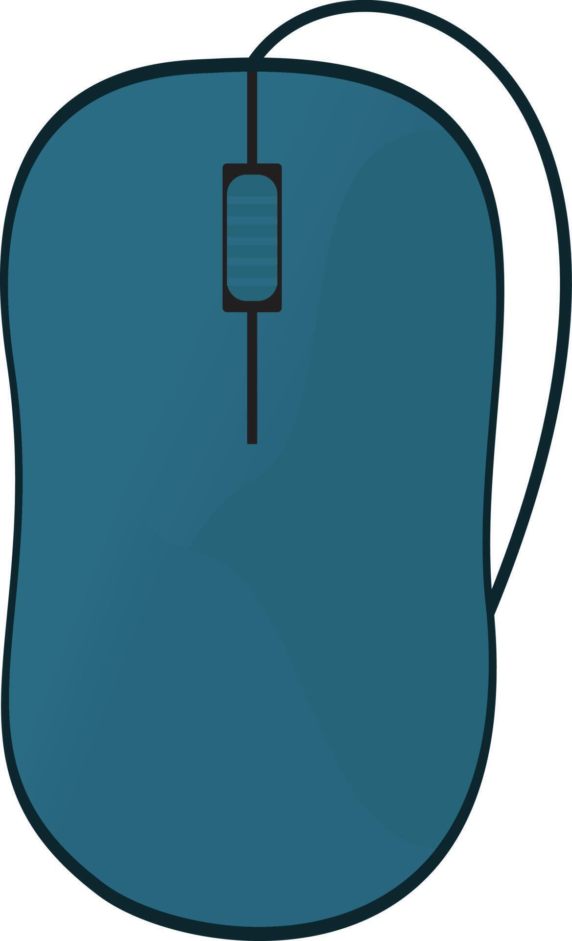 Flat style mouse icon illustration. Computer mouse logo vector design ...