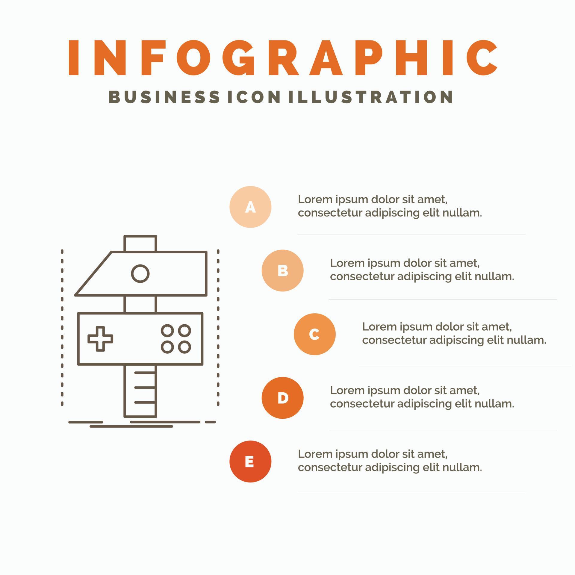 Build. craft. develop. developer. game Infographics Template for ...