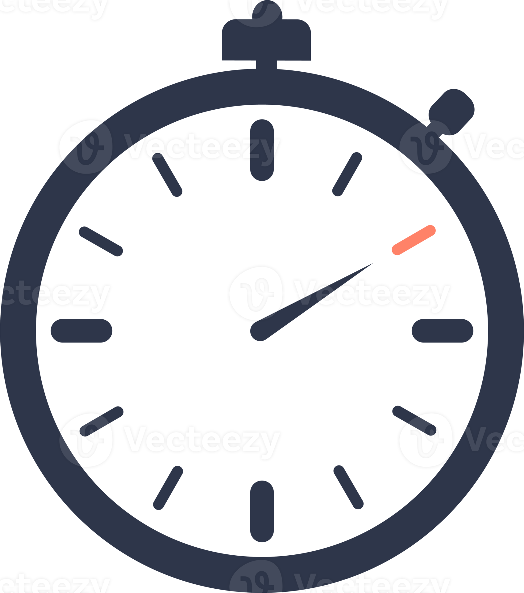 10 Second Timer Display In Flat Style Countdown Time Counter In Circle