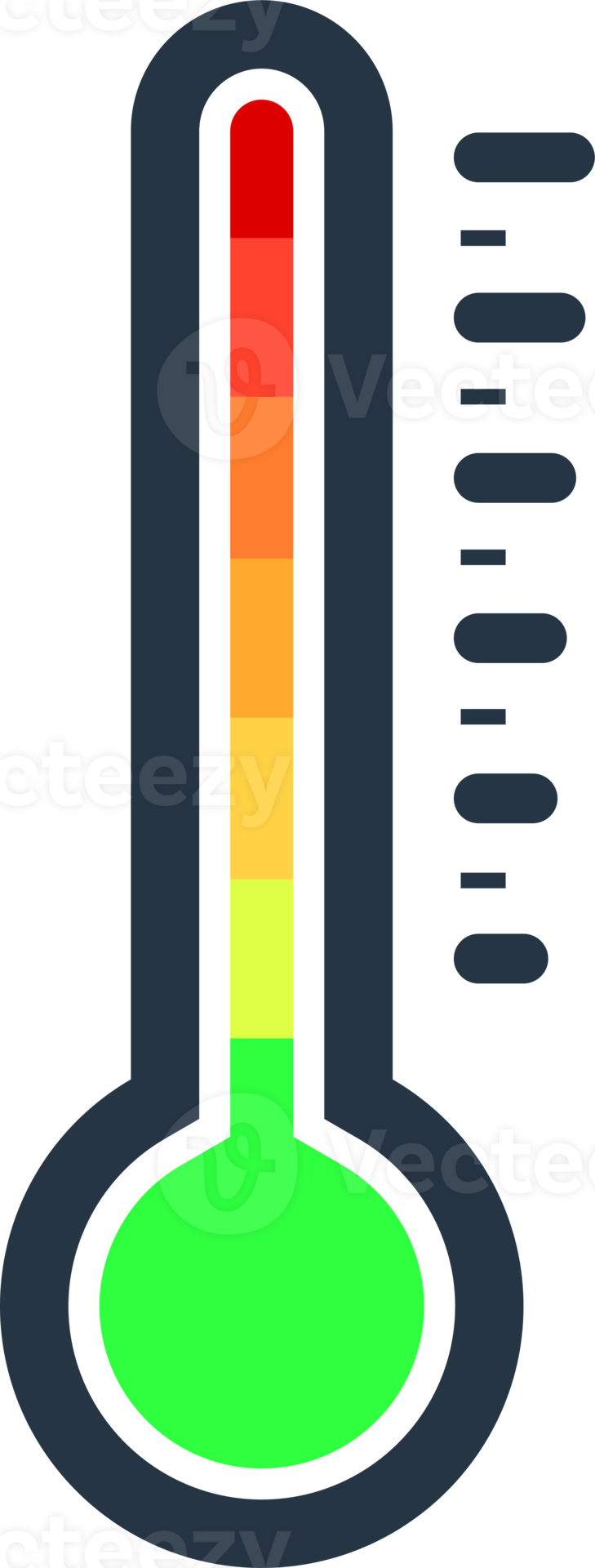Thermometer Measuring Hot And Cold Temperature Scale Of Temperature