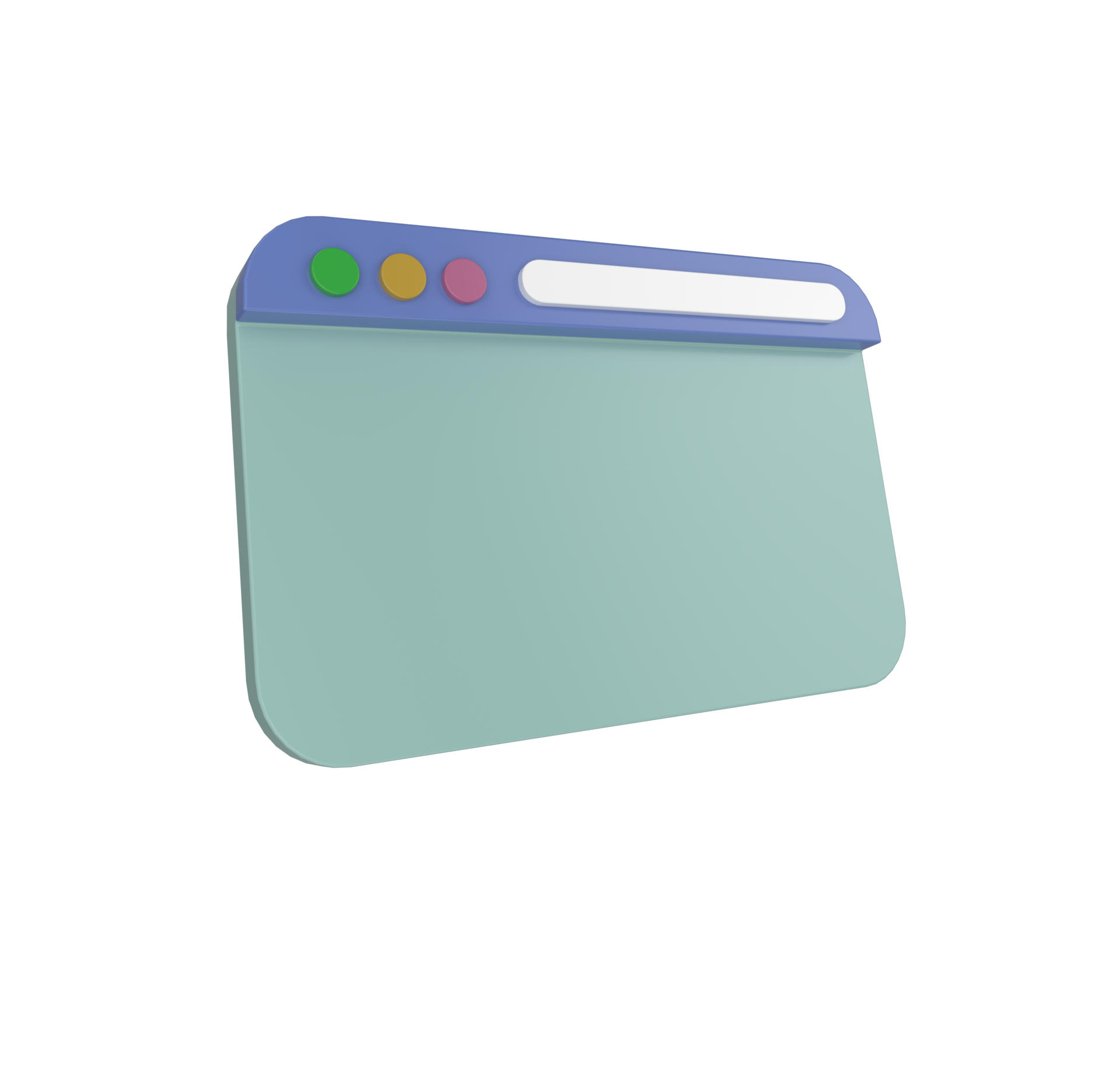 Minimal 3d Illustration Web Ui Or Ux Design Web Page Concept Web Design Computer Browser