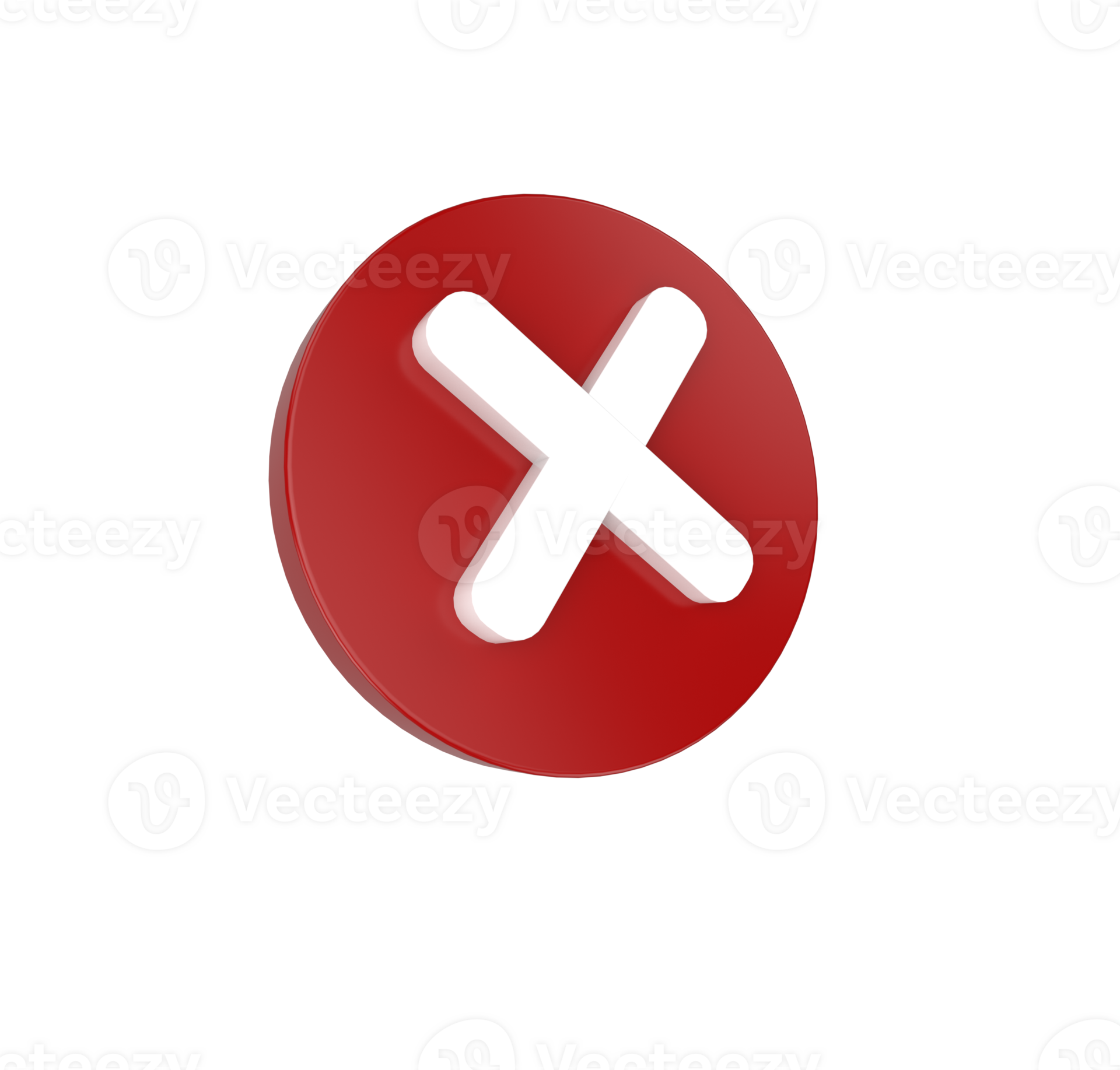 Minimal 3d Illustration Red Cross Check Mark Sign Negative Or Decline minimal-3d-illustration-red-cross-check-mark-sign-negative-or-decline