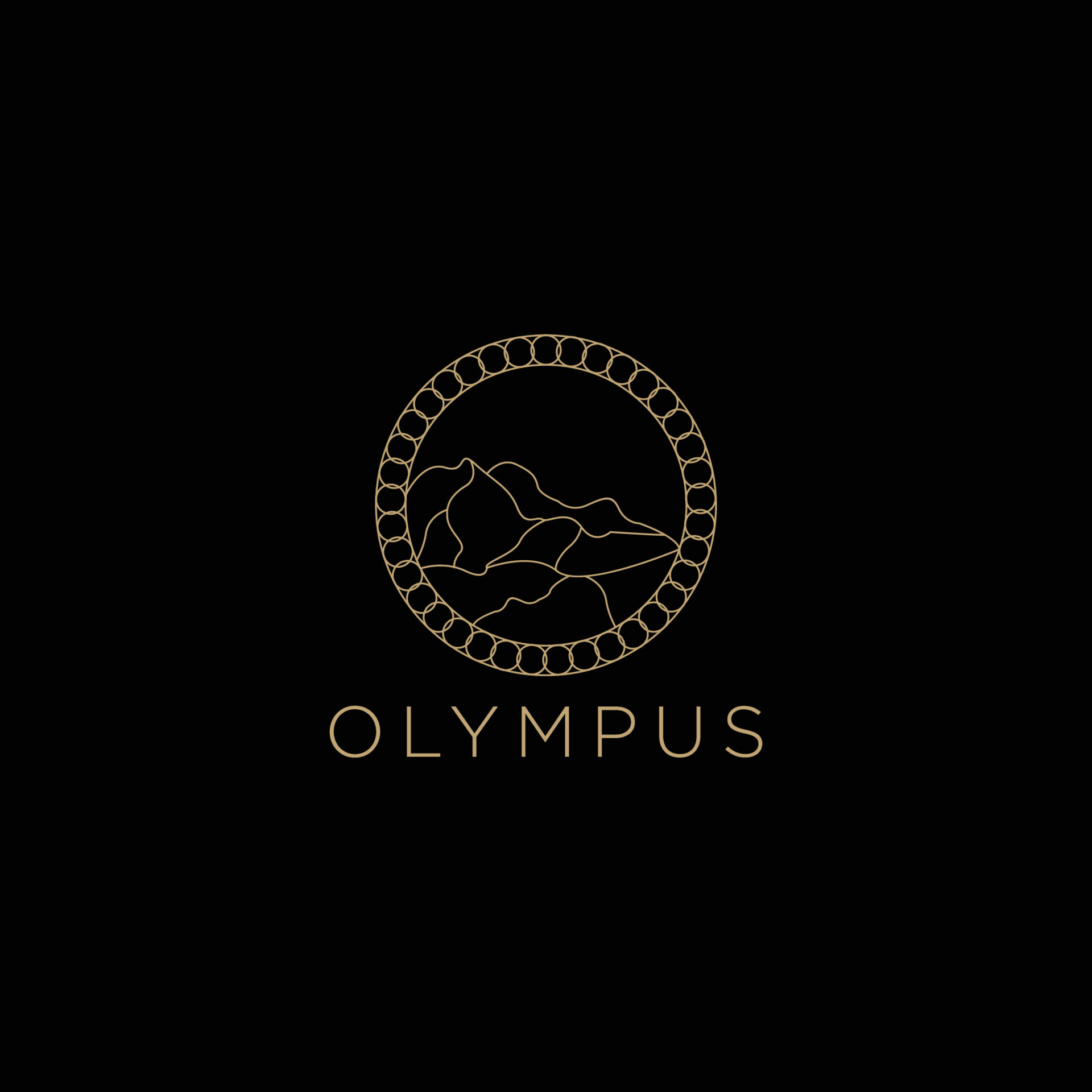 Mount olympus logo icon vector image 12874671 Vector Art at Vecteezy