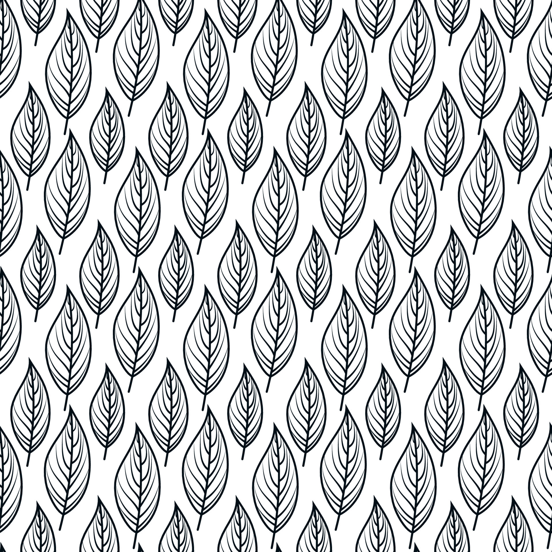 Leaf vector pattern 12879801 Vector Art at Vecteezy