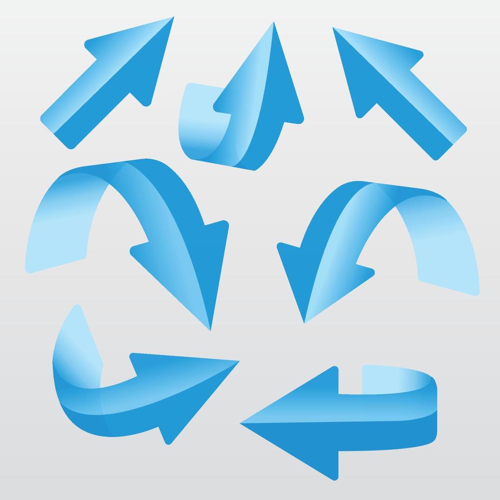 Transparent Arrows forward, backward, curve up, turn left-right vector Design and Isolated ...