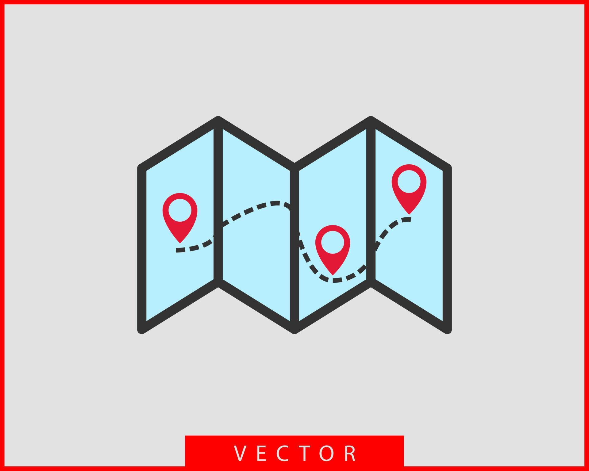 Map Icons Marker Pointer Pin Location Vector Icon Gps Navigation