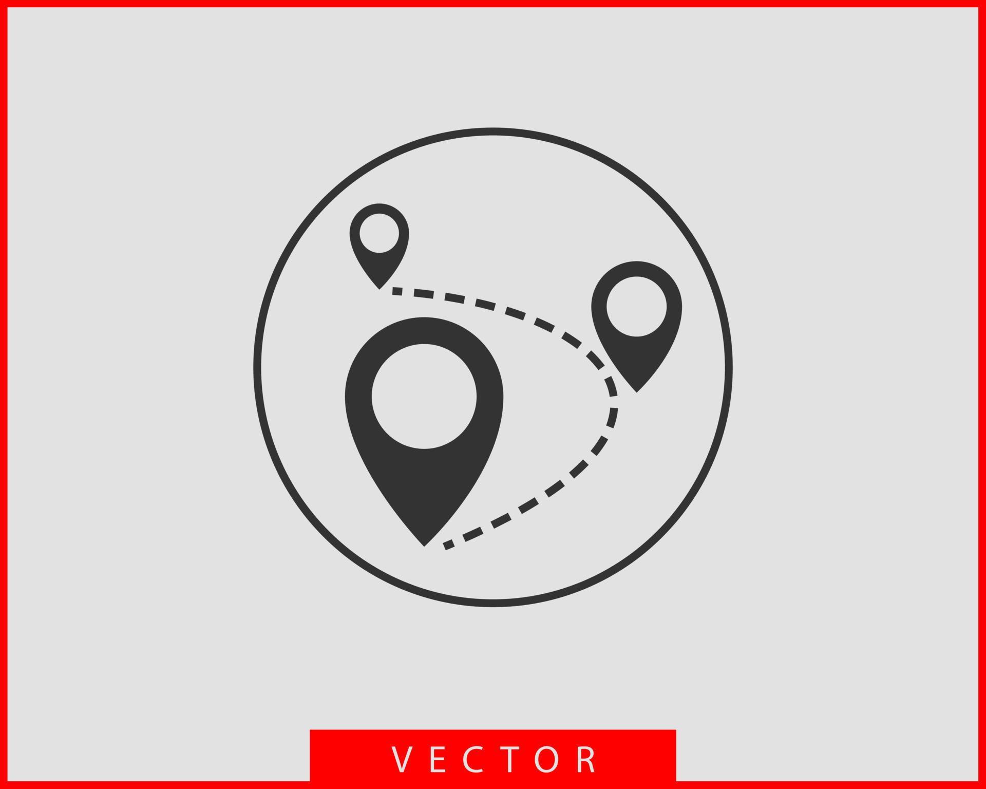 Map Icons Marker Pointer Pin Location Vector Icon Gps Navigation