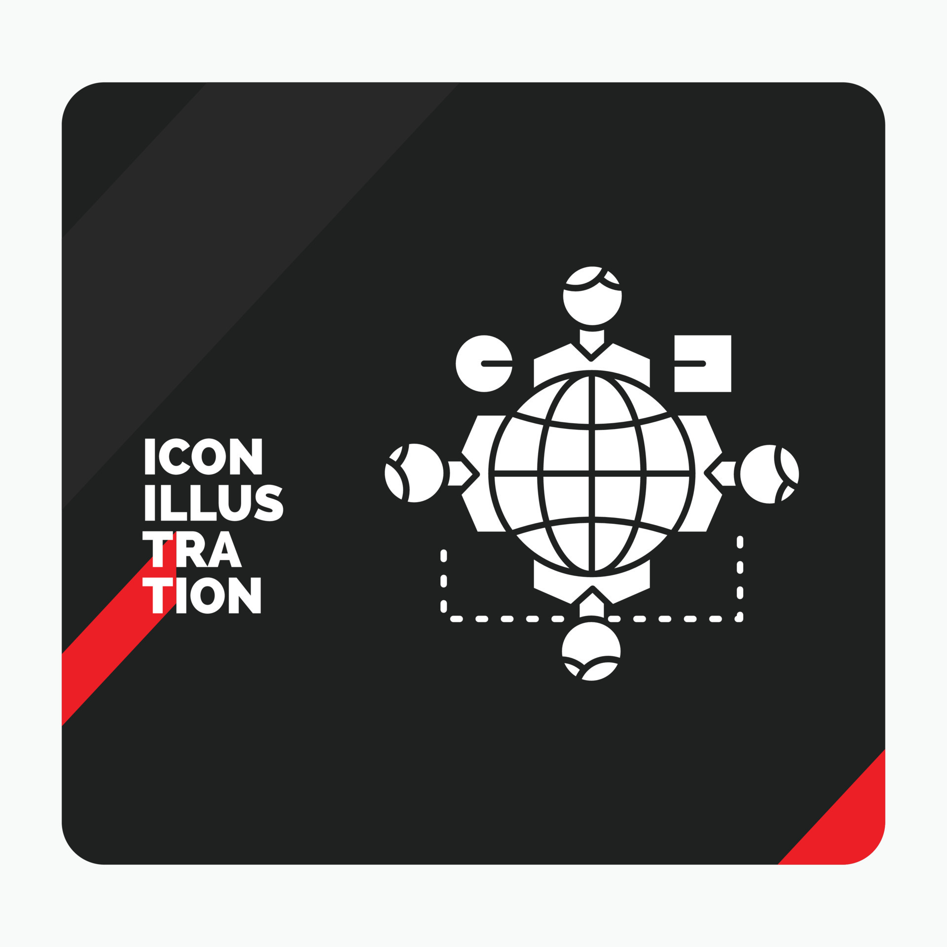 Red And Black Creative Presentation Background For Function Instruction Logic Operation