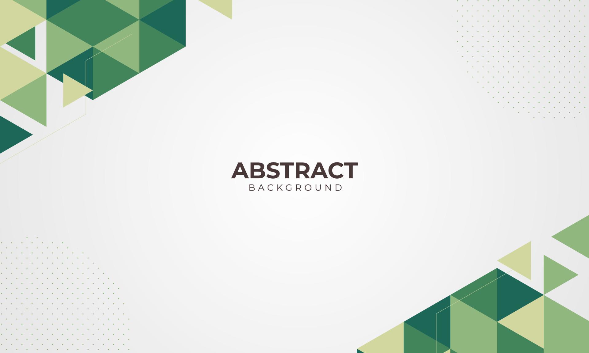 Abstract Green Triangle Hexagonal geometric Modern Futuristic background, for presentation ...