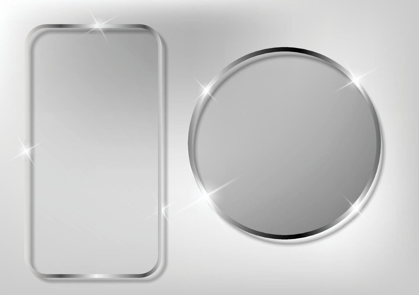 Glass With Reflection Effect In Mockup Style Acrylic And Glass Texture With Glare Digital