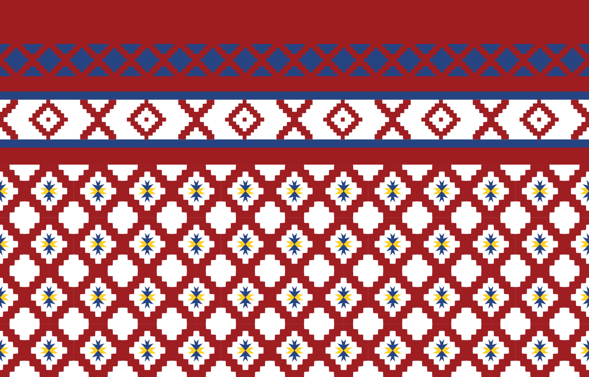 Triangle Geometric Pattern Colorfultribal Ethnic Texture Styledesign For Printing On Products