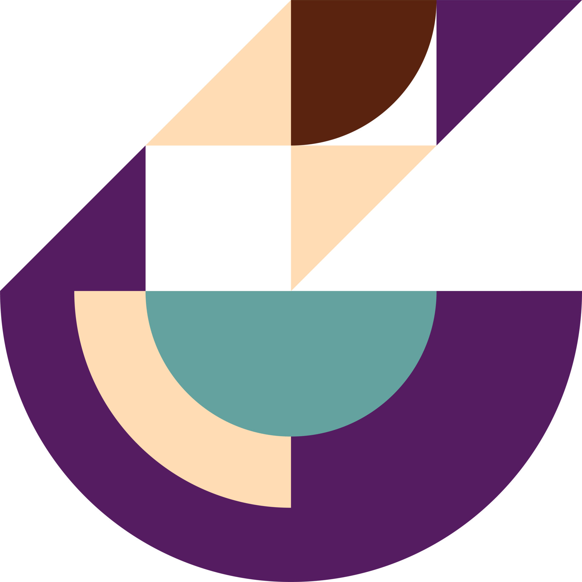 Trendy Geometric Square With Abstract Patterns In Multiple Colors And