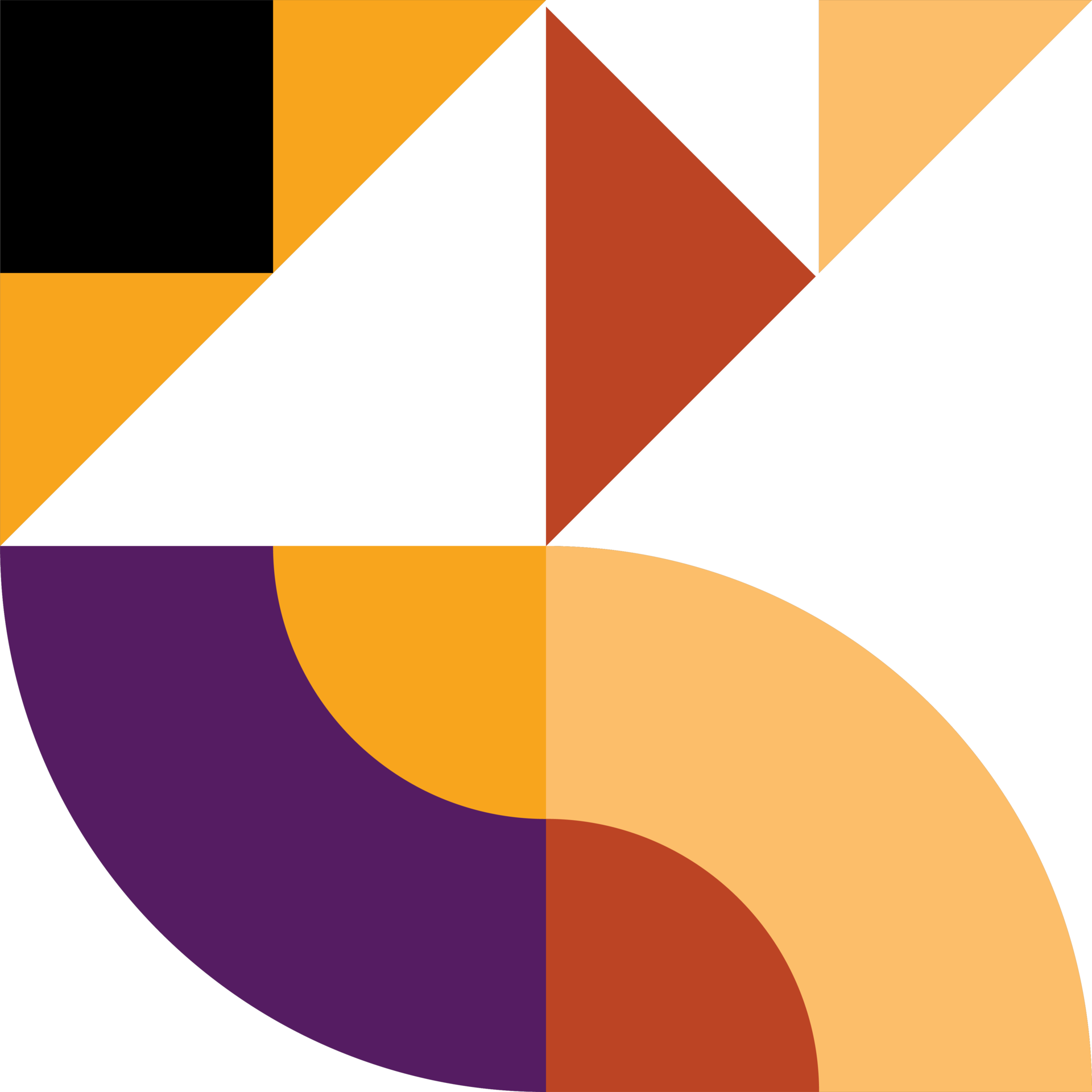 Trendy Geometric Square With Abstract Patterns In Multiple Colors And Shapes Creative