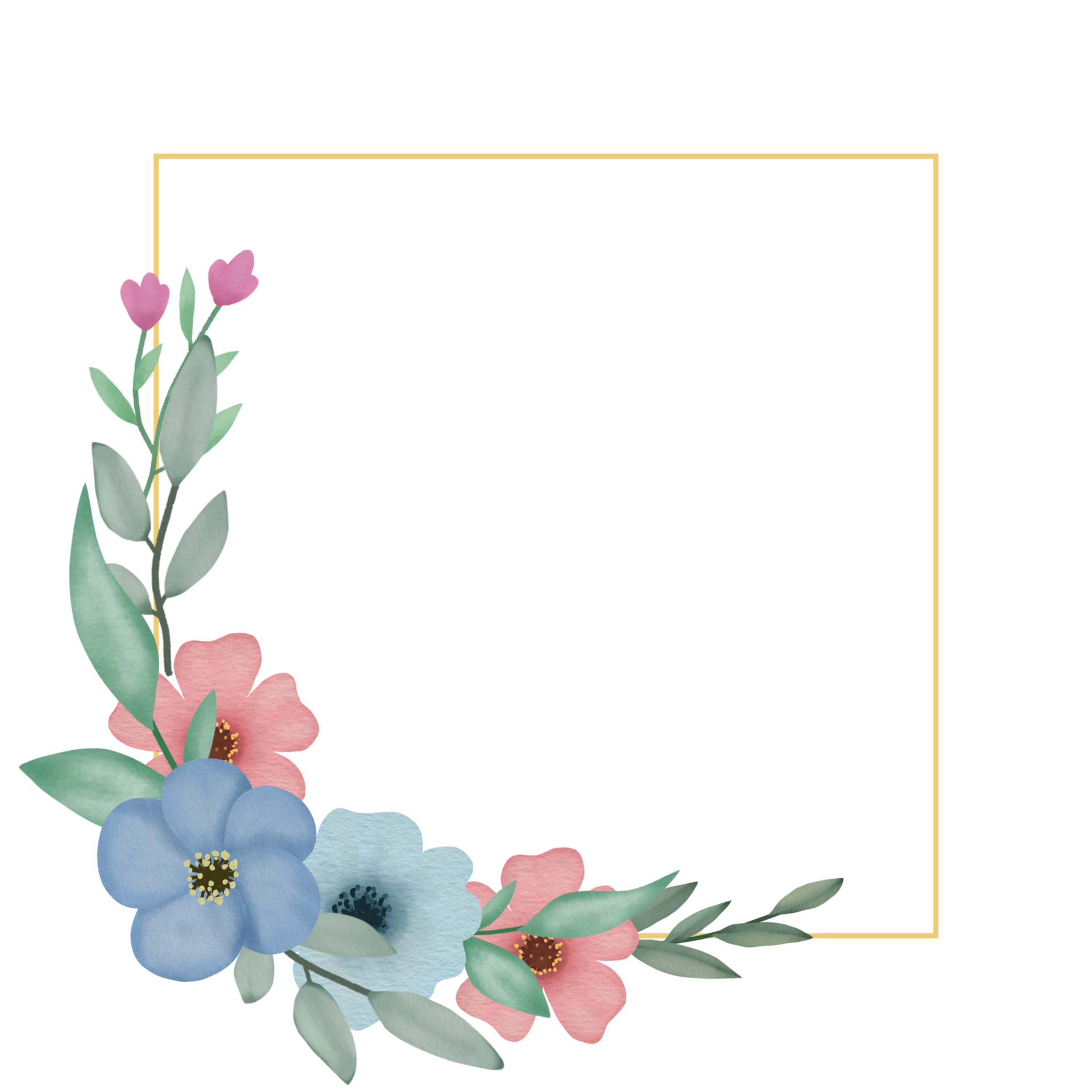 Watercolor Flower Frame Png - Infoupdate.org Watercolor Flower Frame Png - Infoupdate.org