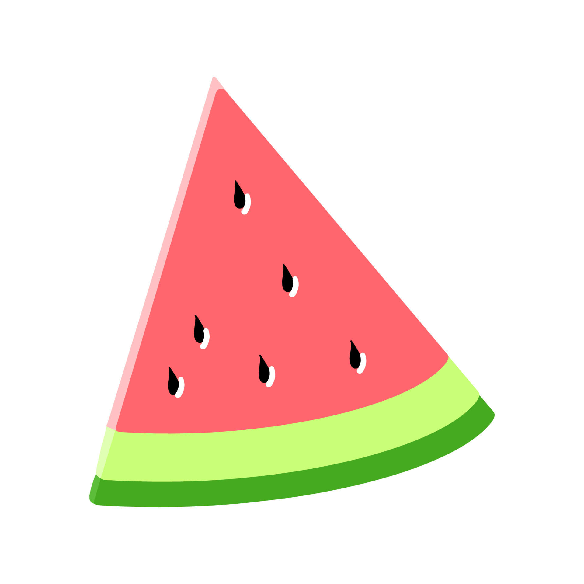 Watermelon Slice Vector Icon 12899214 Vector Art At Vecteezy