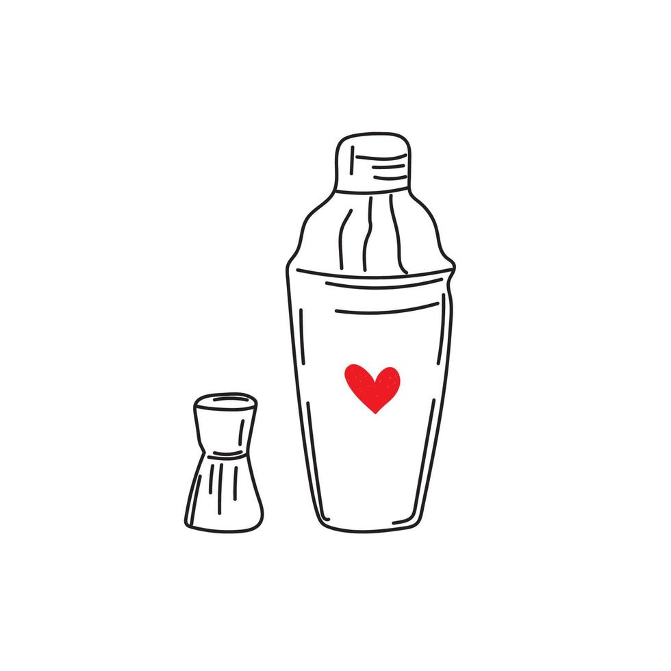 Shaker cocktail icon in doodle cartoon style. 12899585 Vector Art at ... Shaker cocktail icon in doodle cartoon style. 12899585 Vector Art at ...