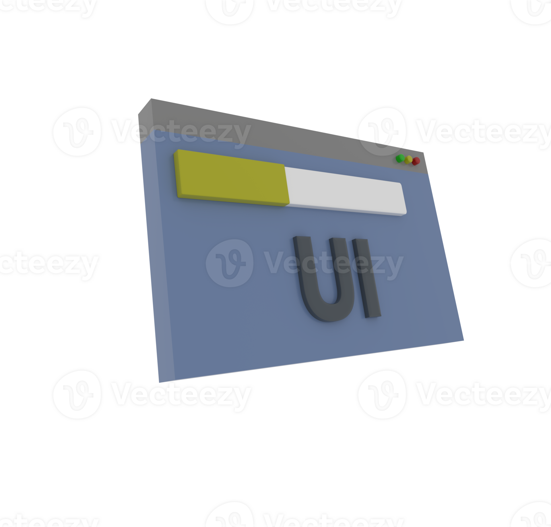 Minimal 3d Illustration Web Ui Or Ux Design Web Page Concept Web Design Computer Browser