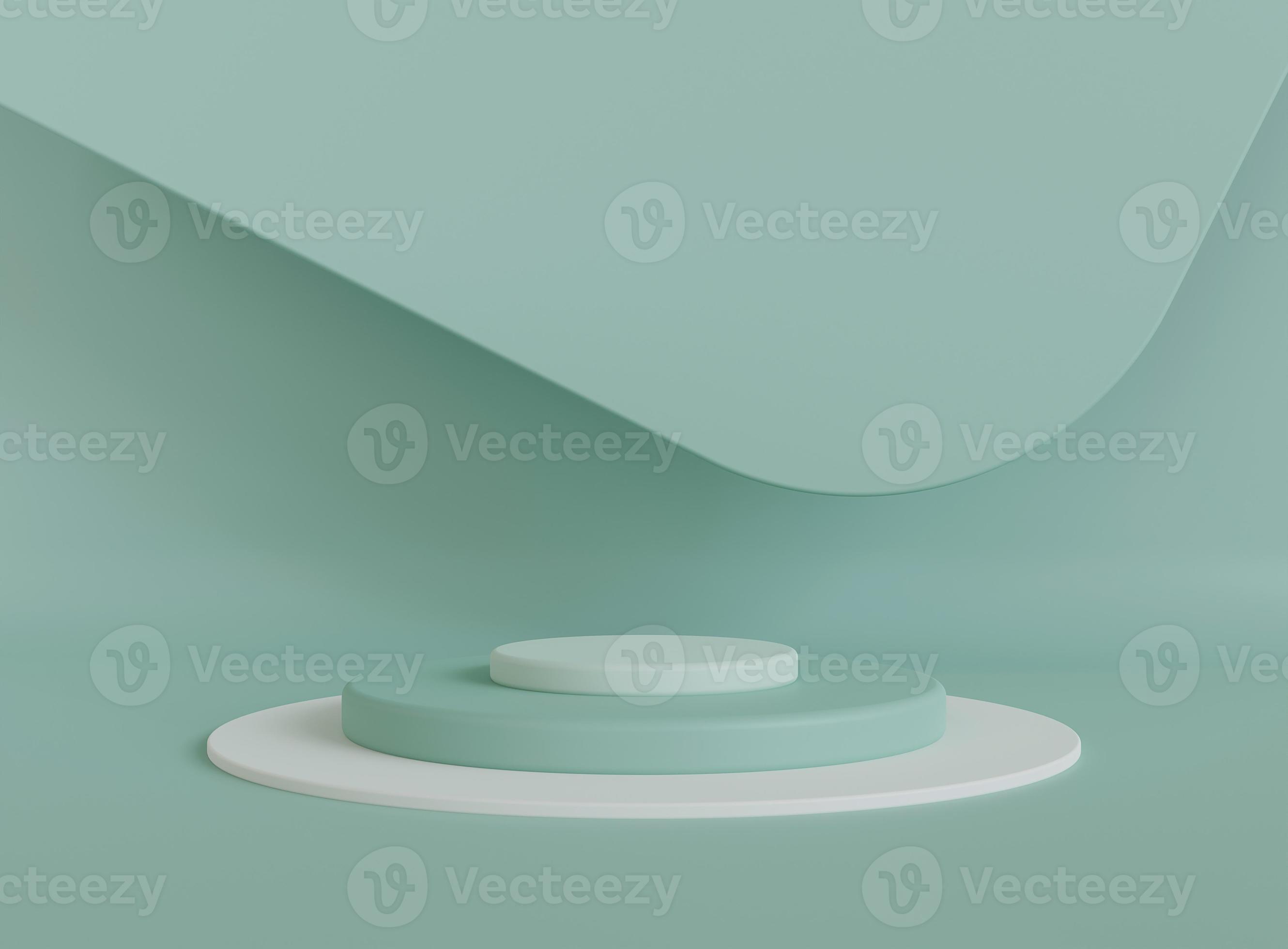 Empty cylinder podium on minimal background. Abstract minimal scene with geometrical forms ...