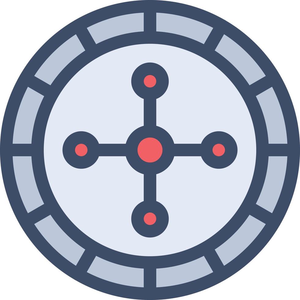 roulette vector illustration on a background.Premium quality symbols.vector icons for concept ...