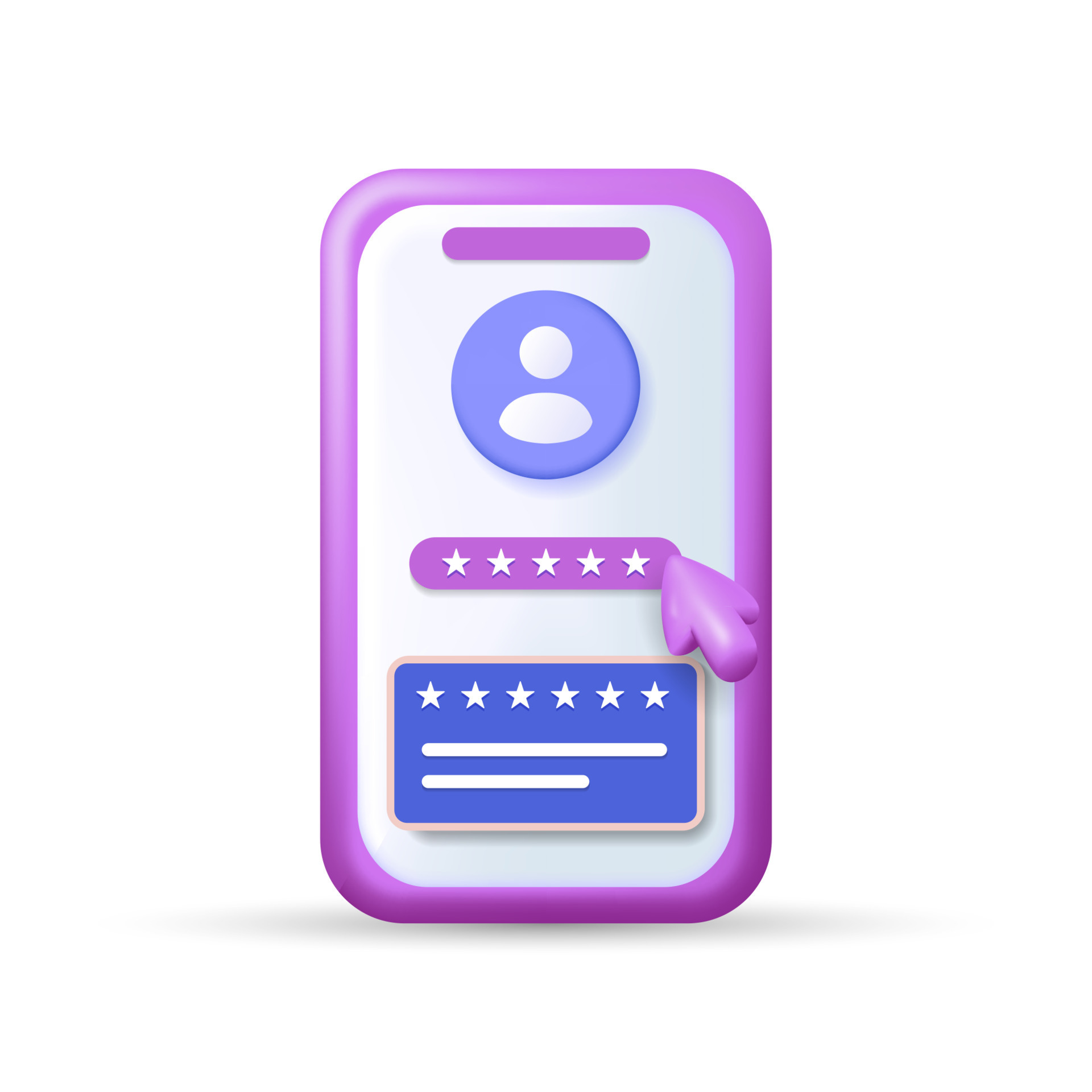 Smartphone App User Authorization Login Authentication Page Sign Up Concept 3d Vector Icon