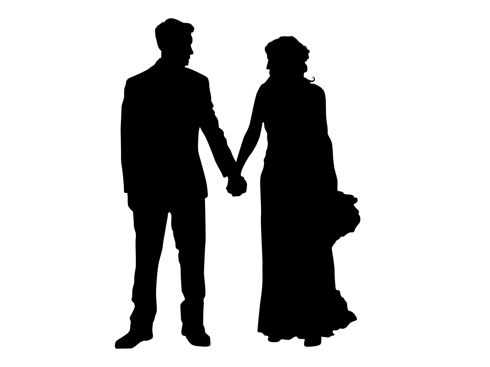 Wedding Couple Silhouette Png