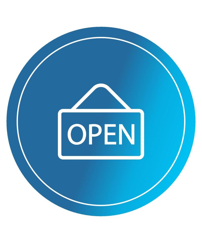 Open Symbol Sign 12910430 Vector Art At Vecteezy