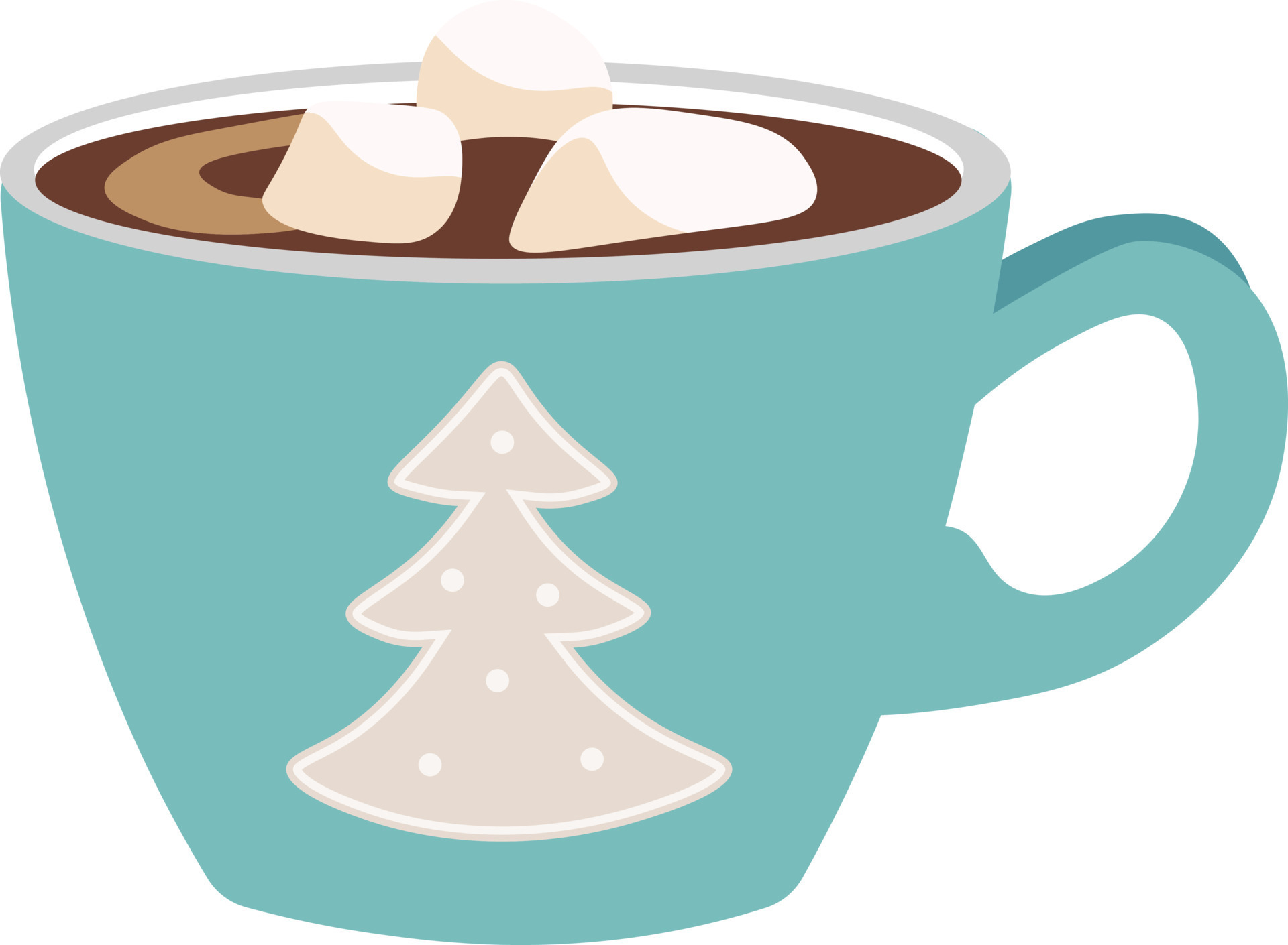 Christmas Hot Cocoa Clipart