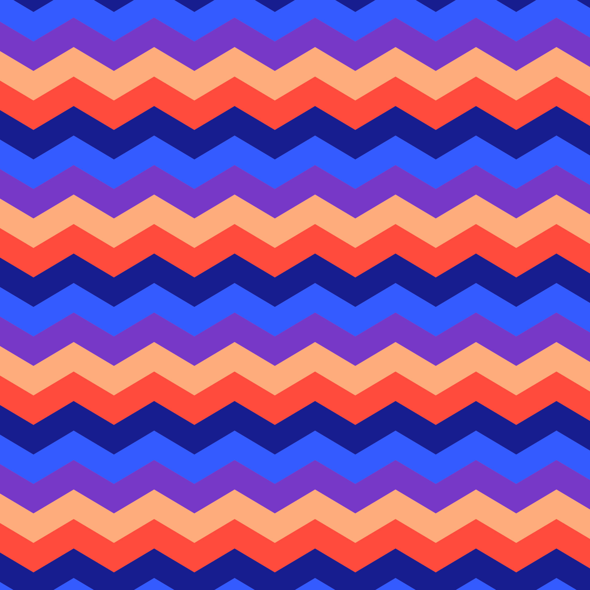 Zig Zag Lines Seamless Colorful Halloween Pattern Background Vector