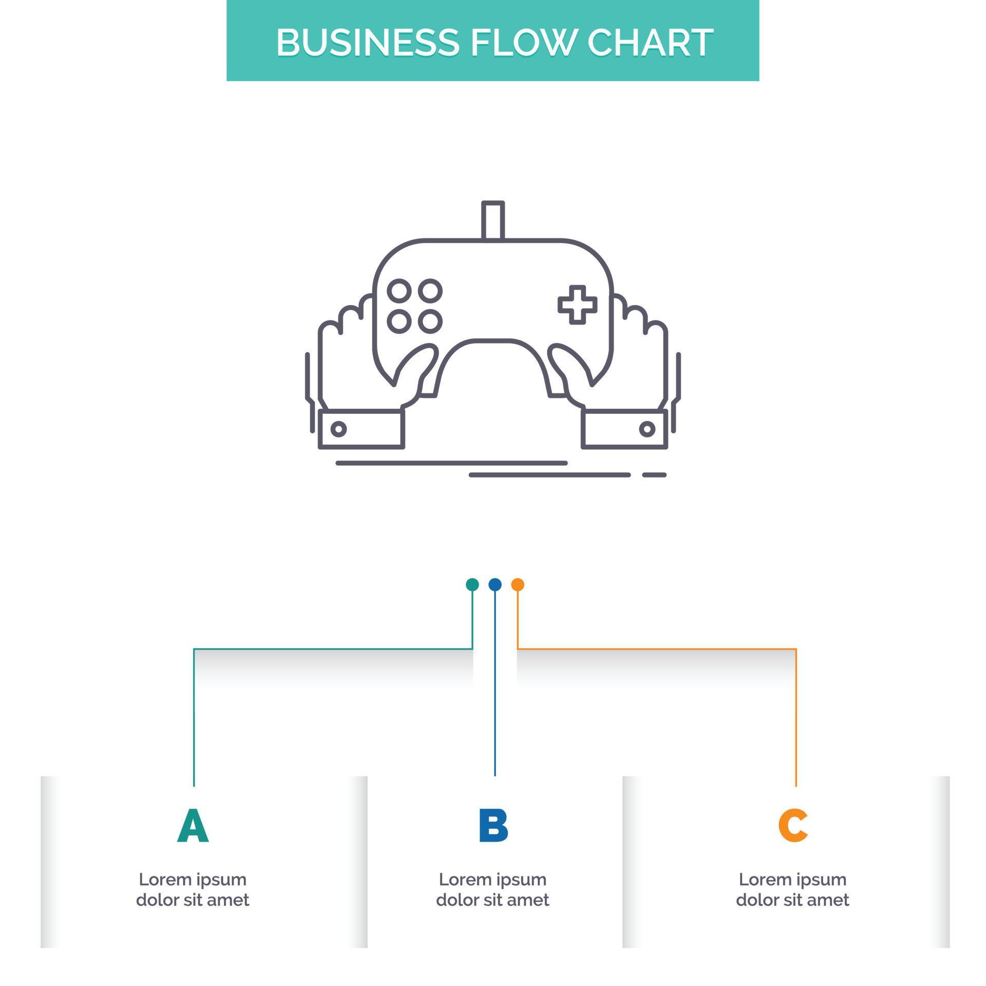 game. gaming. mobile. entertainment. app Business Flow Chart Design ...