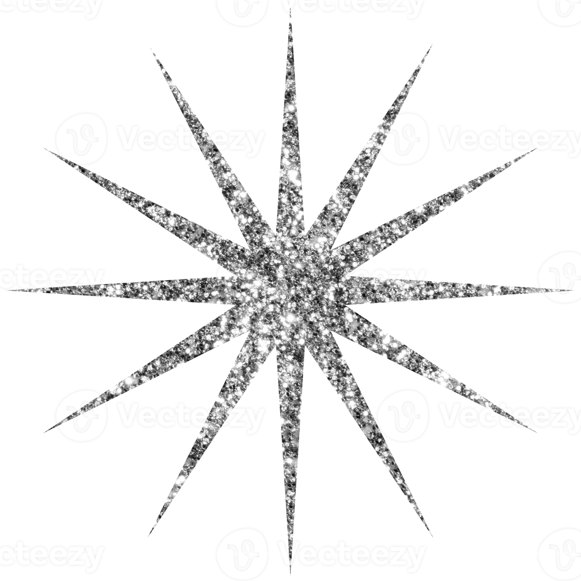 Shiny glitter star. Celestial element. Transparent PNG Clipart 12914546 PNG