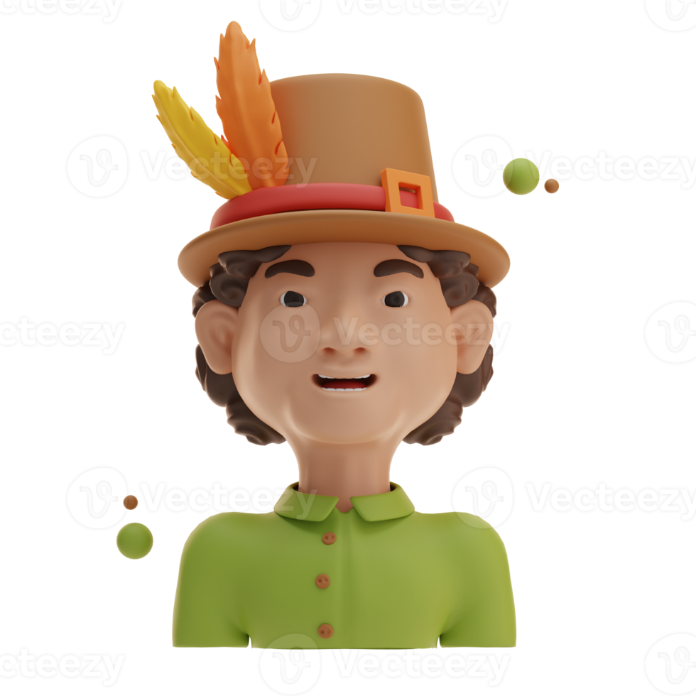 Thanksgiving Object Person 3d Illustration 12916545 Png
