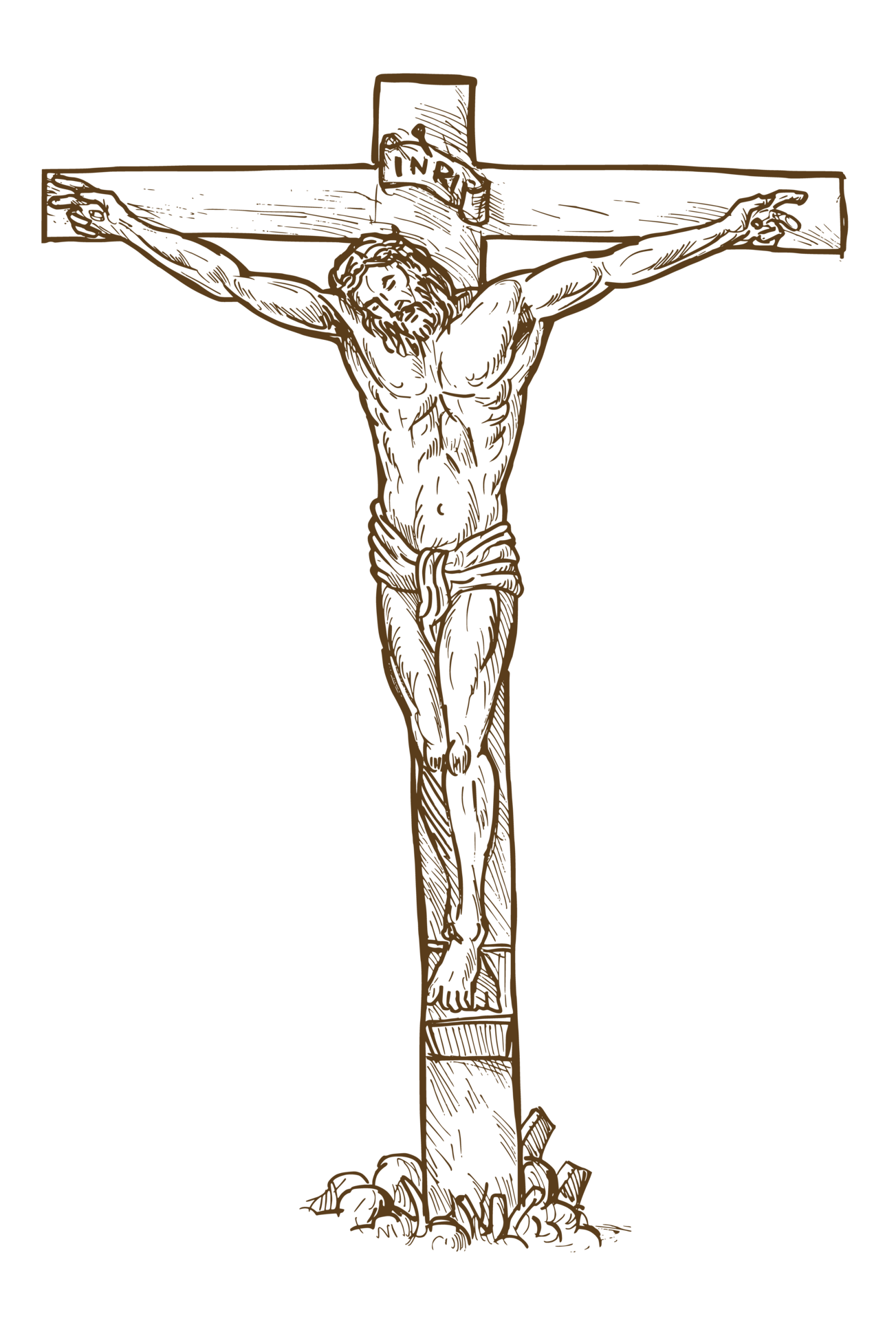 Jesus Cristo Pendurado Na Cruz 12916788 Png