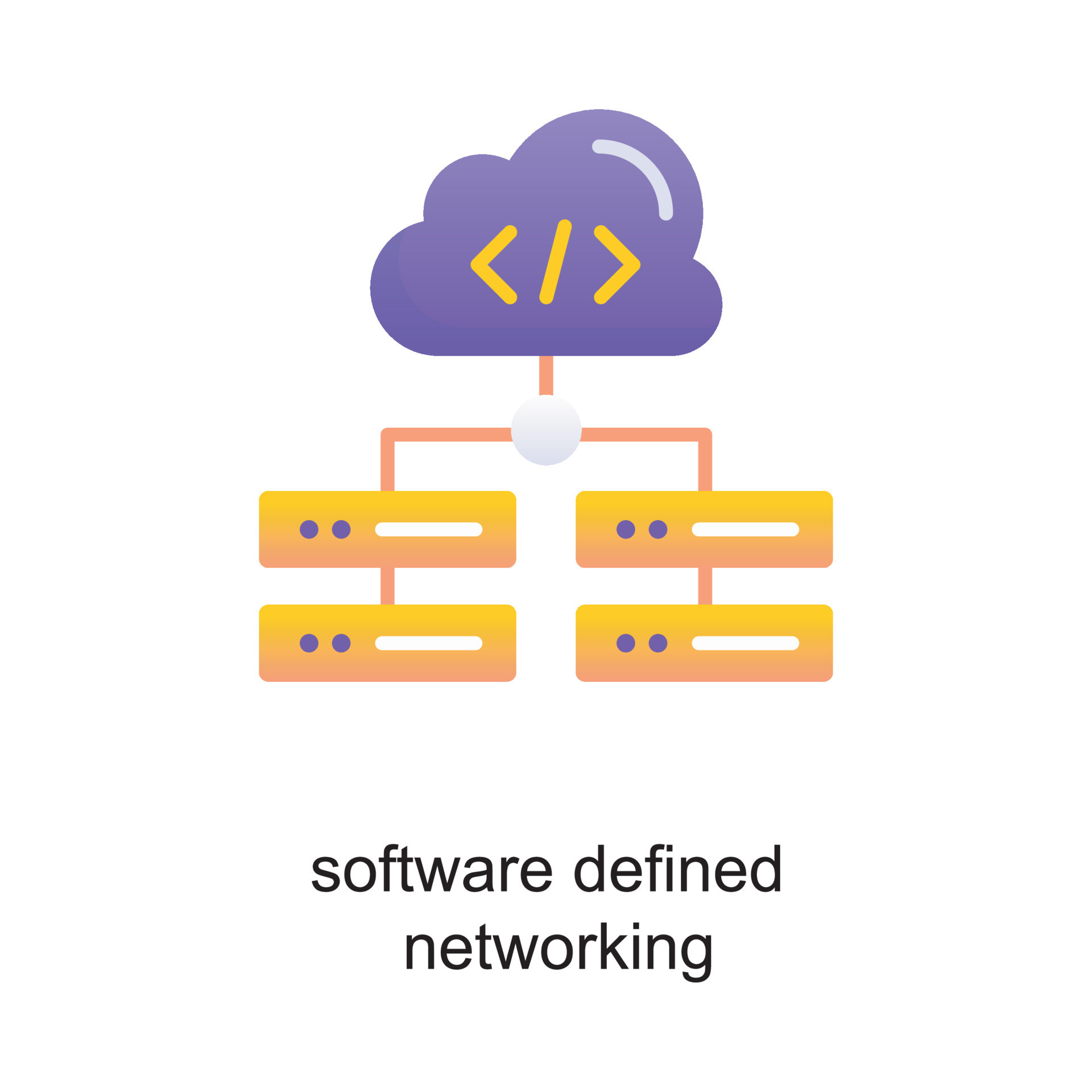 software defined networking vector Outline Icon Design illustration ... software defined networking vector Outline Icon Design illustration ...
