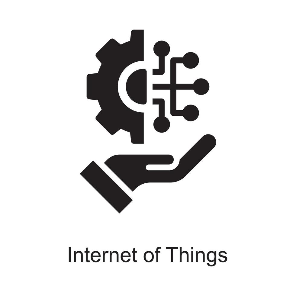 Internet Of Things Vector Outline Icon Design Illustration Internet Of